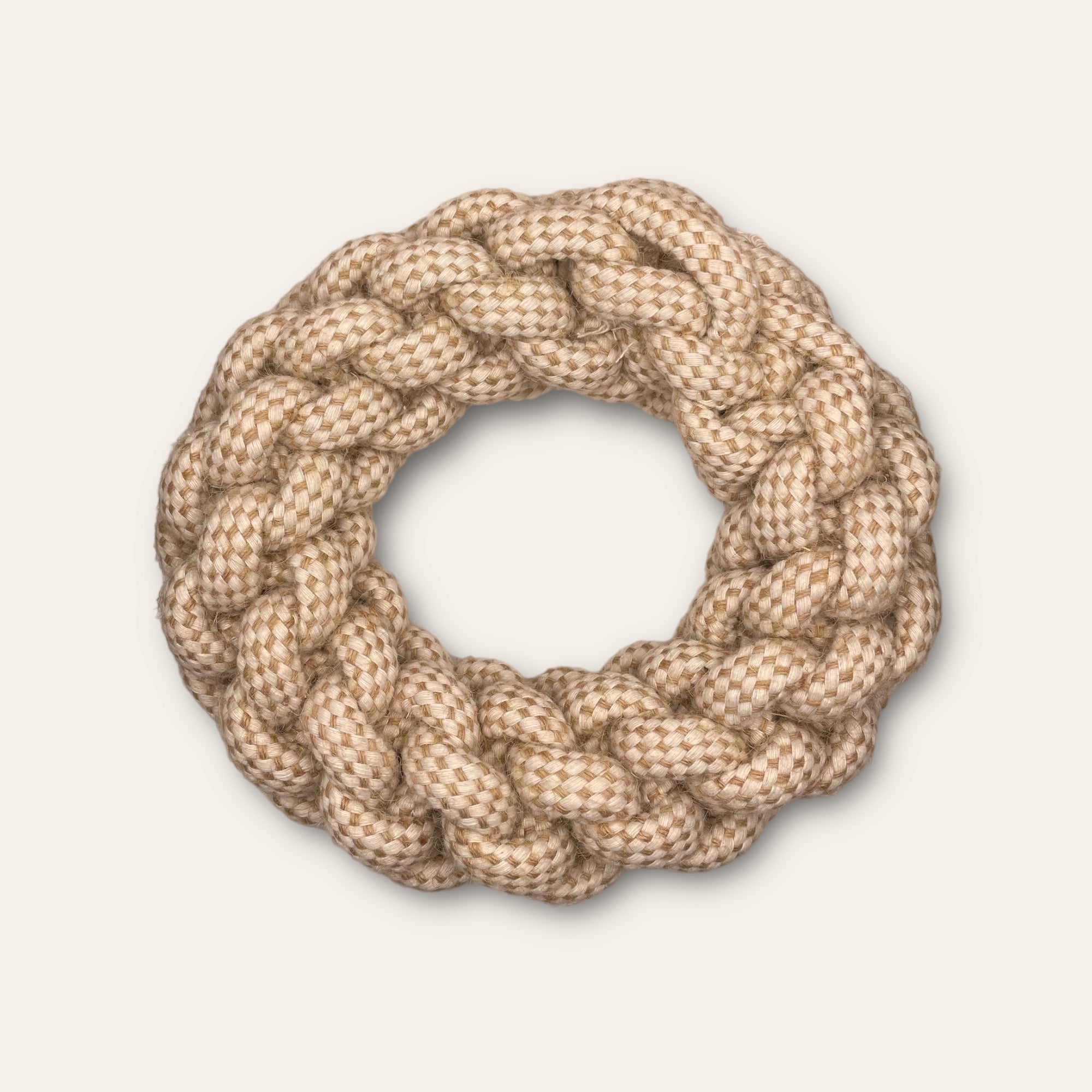 Natural hemp fibre rope ring – Bobbie’s Bowwow
